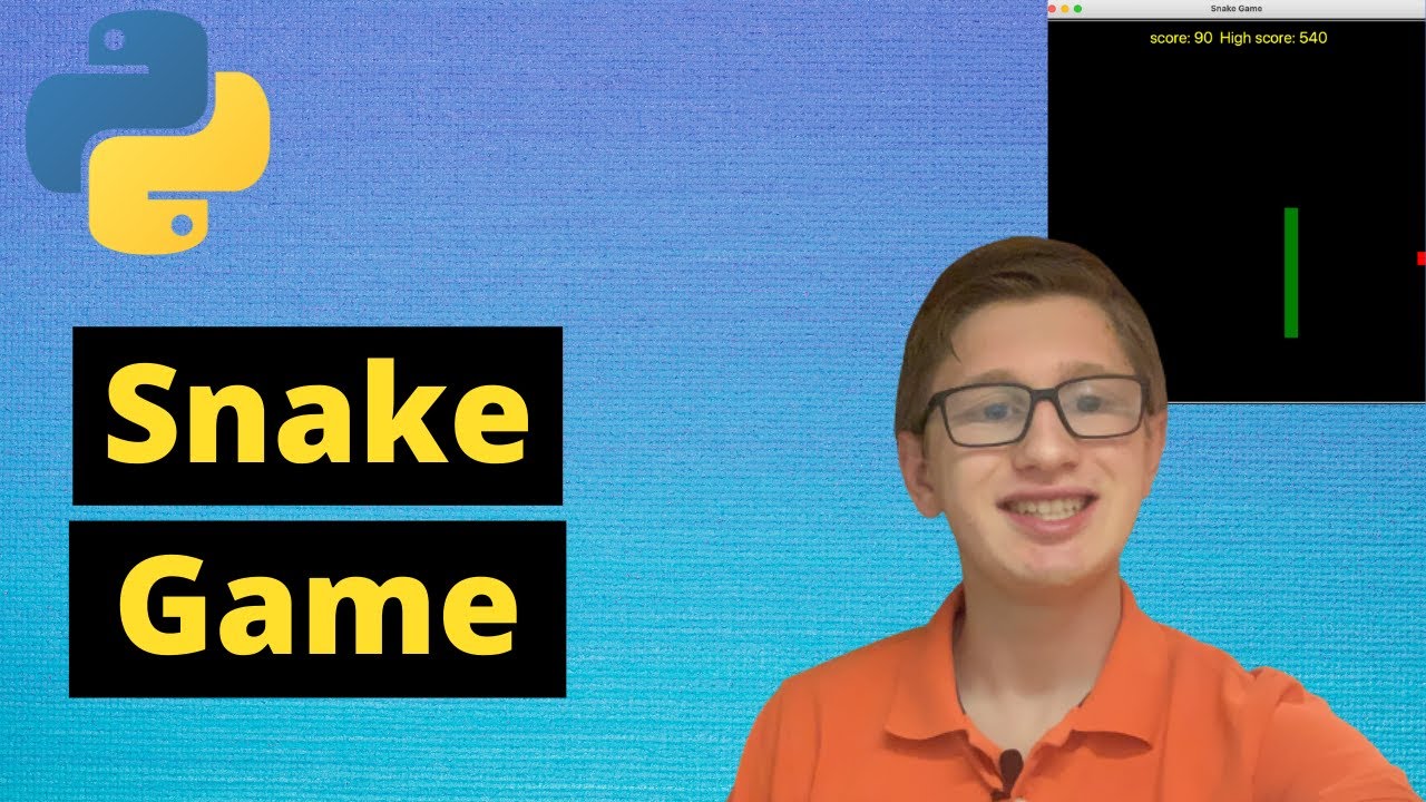 Python Tutorial 36: Snake Game Using Turtle