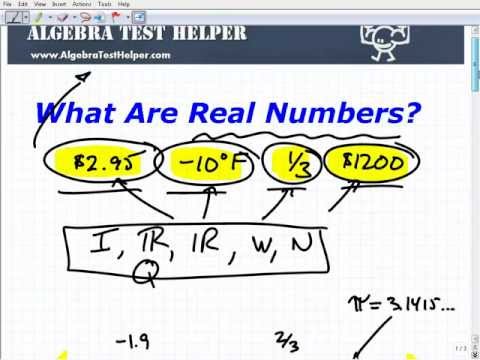 What Are The Real Numbers?