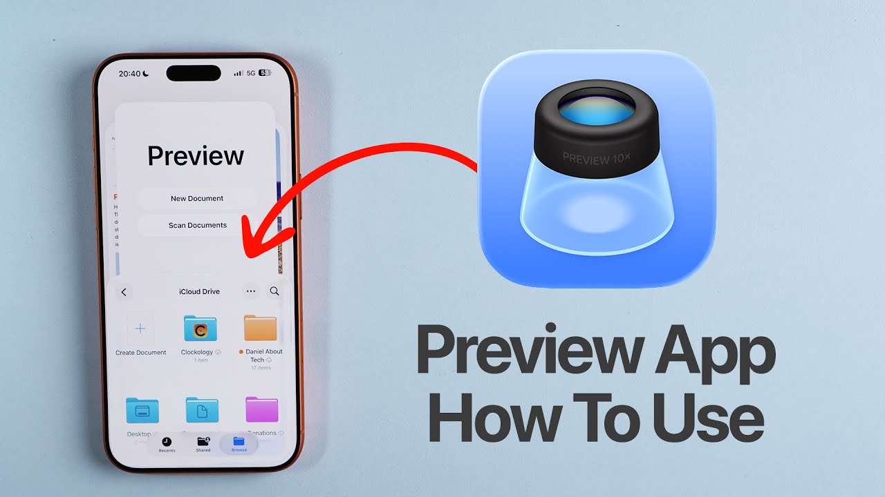 How To Use the Preview App on your iPhone!
