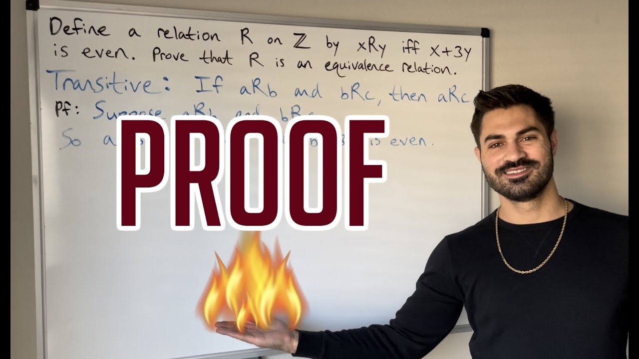Proving a Relation is an Equivalence Relation | Example 1