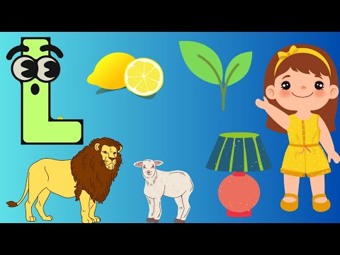 L letter words | words that start with L | Phonics letter L | Learning words starting with L