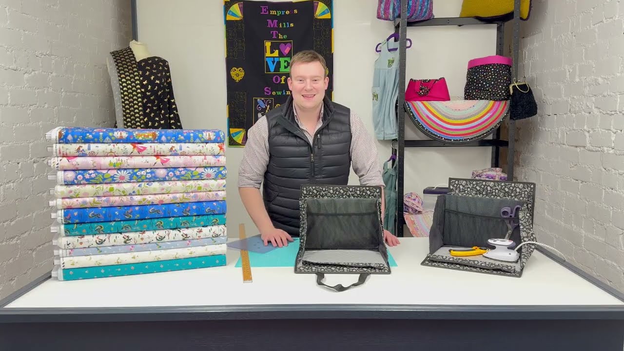 Empress Haby Of The Week - Hemline Gold Multi-Use Sewing Bag