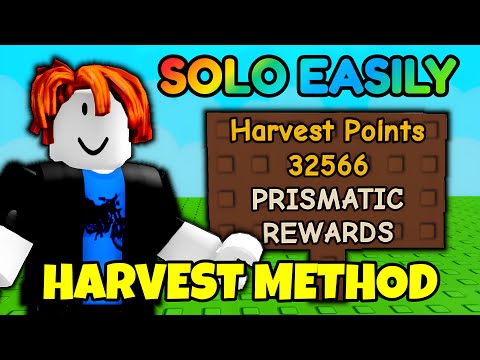 HOW TO SOLO 15000+ HARVEST POINTS EASILY in GROW A GARDEN