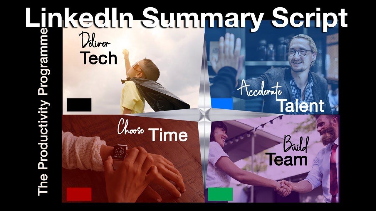 The Productivity Programme - My LinkedIn Summary Script as a Video