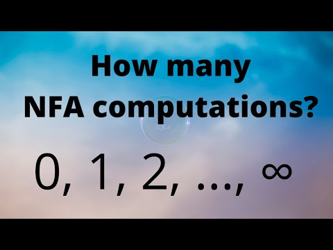 How many computations are there in an NFA?