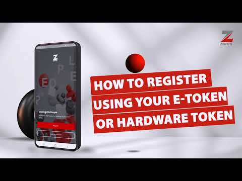Register On The New Mobile App With Your E-Token Or Hardware Token
