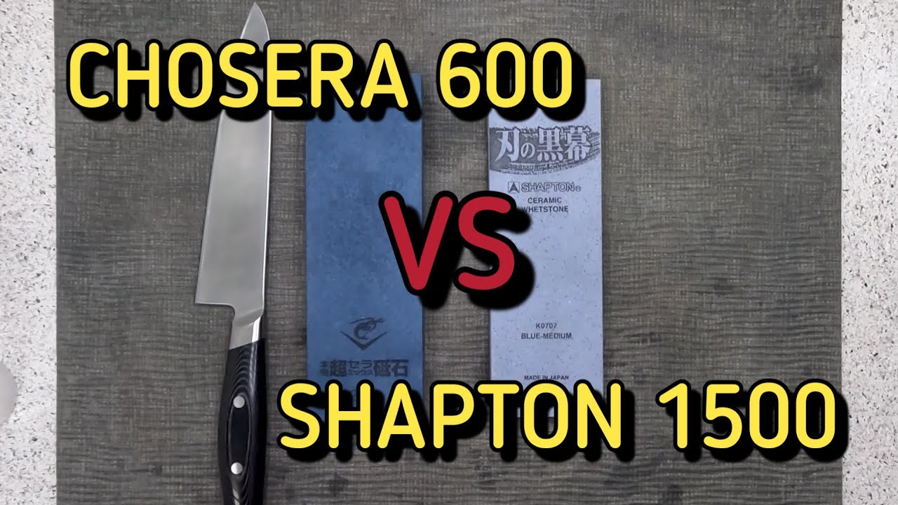 Comparing Naniwa Chosera 600 and Shapton Professional 1500: Which Sharpening Stone Reigns ...