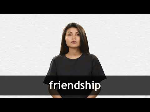 How to pronounce FRIENDSHIP in American English