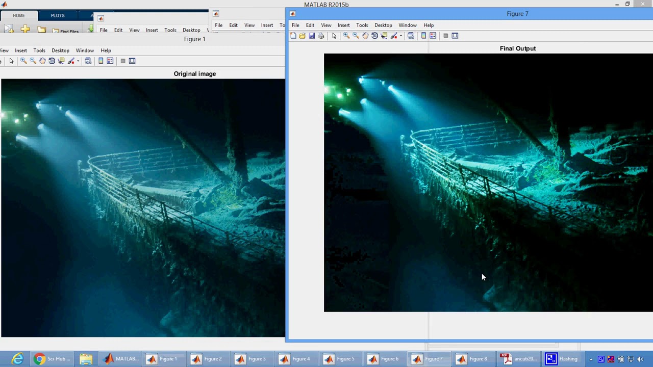 Color Balance and Fusion for Underwater Image Enhancement in Matlab ...