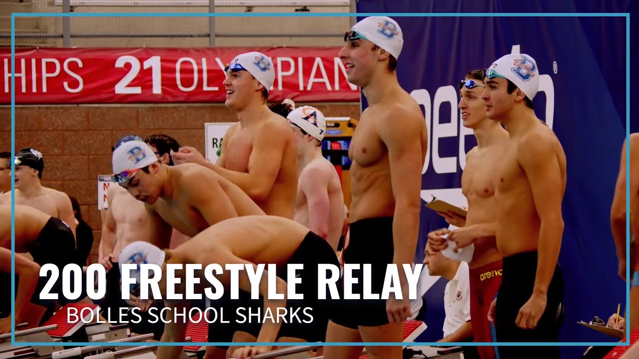 Bolles School Sharks Takes Win in Close Men's 200 Freestyle Relay | 2023 Speedo Winter Juniors East