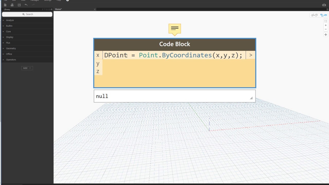 Intro to Zero Touch 101(creating a custom node that creates a dynamo point)