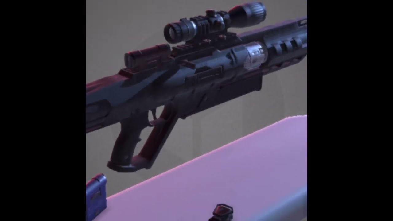 Sci fi rifle 3D model