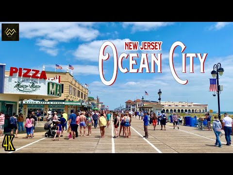 Ocean City New Jersey Boardwalk 2023 [4K]