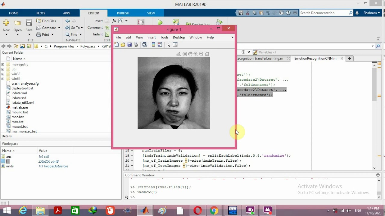 Facial Expression Classification by using Convolutional Neural Network in Matlab (Part 1)