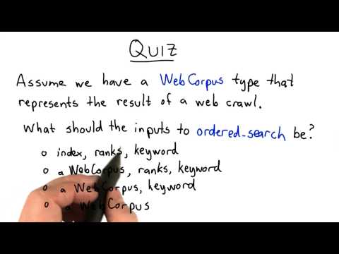 Learn Inputs to ordered search Intro to Computer Science - Mind Luster