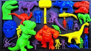 Dinosaurs Jurassic World Dominion:T-Rex, Siren Head, King kong, Giganotosaurus, Godzilla, Skibidi