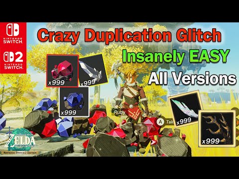 Super EASY Item Duplication Glitch that still Works in 1.4.2 Tears of the Kingdom (All Versions)