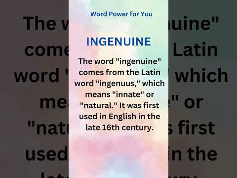 Ingenuine