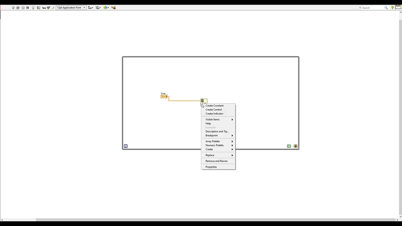 LabView Basic 1:LabView 2d Array Indexing in loop