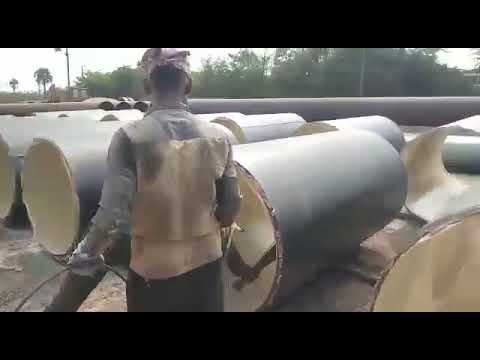 Inside Polyurethane -PU Coating for MS Water pipeline 9131221564
