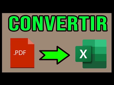 ➤ Cómo CONVERTIR PDF a EXCEL ✅ Sin Programas, Fácil, Gratis y Rápido | 2025
