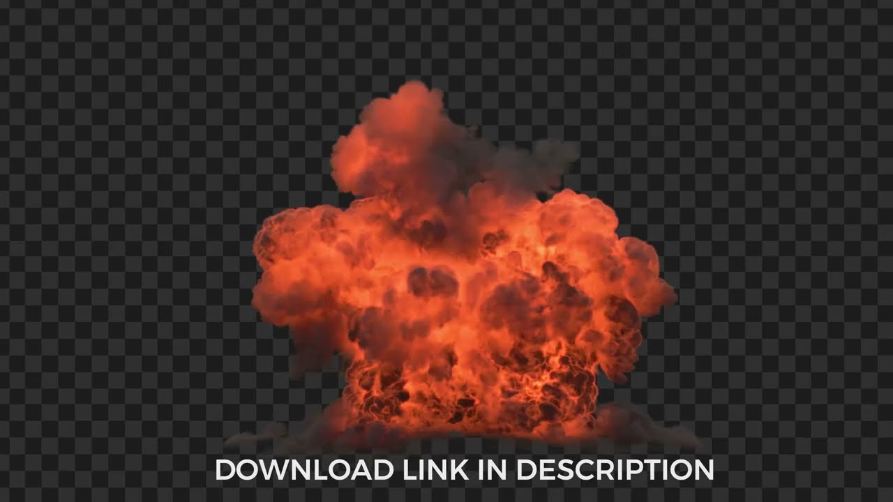 VFX Explosion stock footage 4k #1