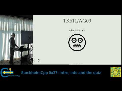 StockholmCpp 0x37: Intro, info and the quiz