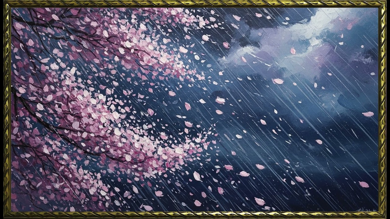 Fruit Tree Flowers in Gentle Breeze| Dreamy Spring Floral Art for Frame TV | 4K Screensaver