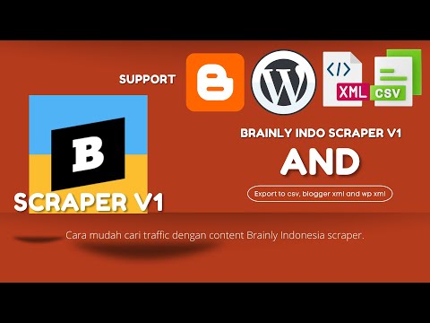Begini Cara Mendapatkan Traffic Dari Niche Pendidikan [Brainly Indo Scraper V1]