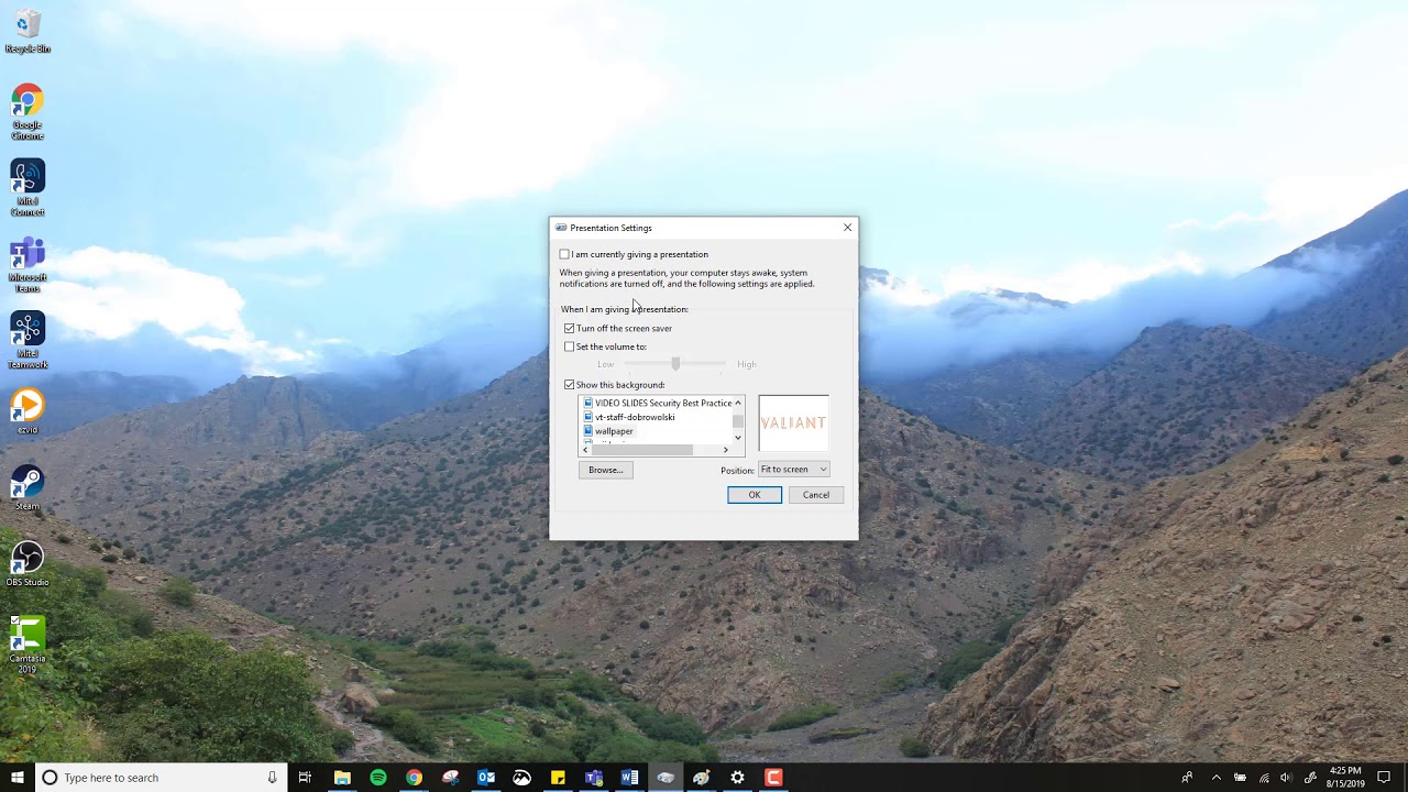 How to use Presentation Mode