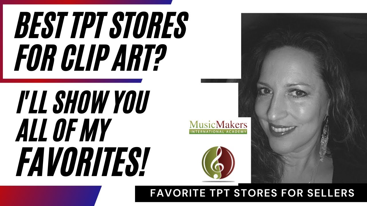 My Favorite Teachers Pay Teachers Clip Art and Font Stores!