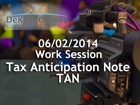 06/02/2014 - Tax Anticipation Note - DeKalb Schools Board