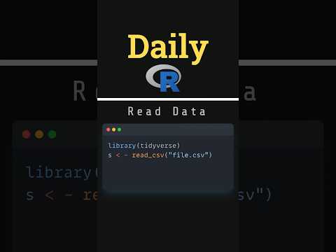 How to read a csv file in R with read_csv() #rprogramming #rtutorial