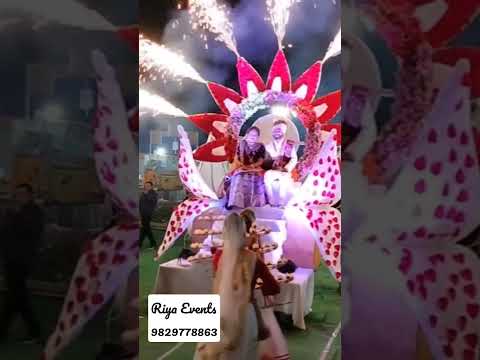 #celebration #attitude #wedding #function #ceremony #varmala #fireworks #dulhan