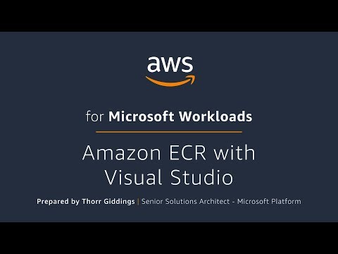 Amazon ECR with Visual Studio