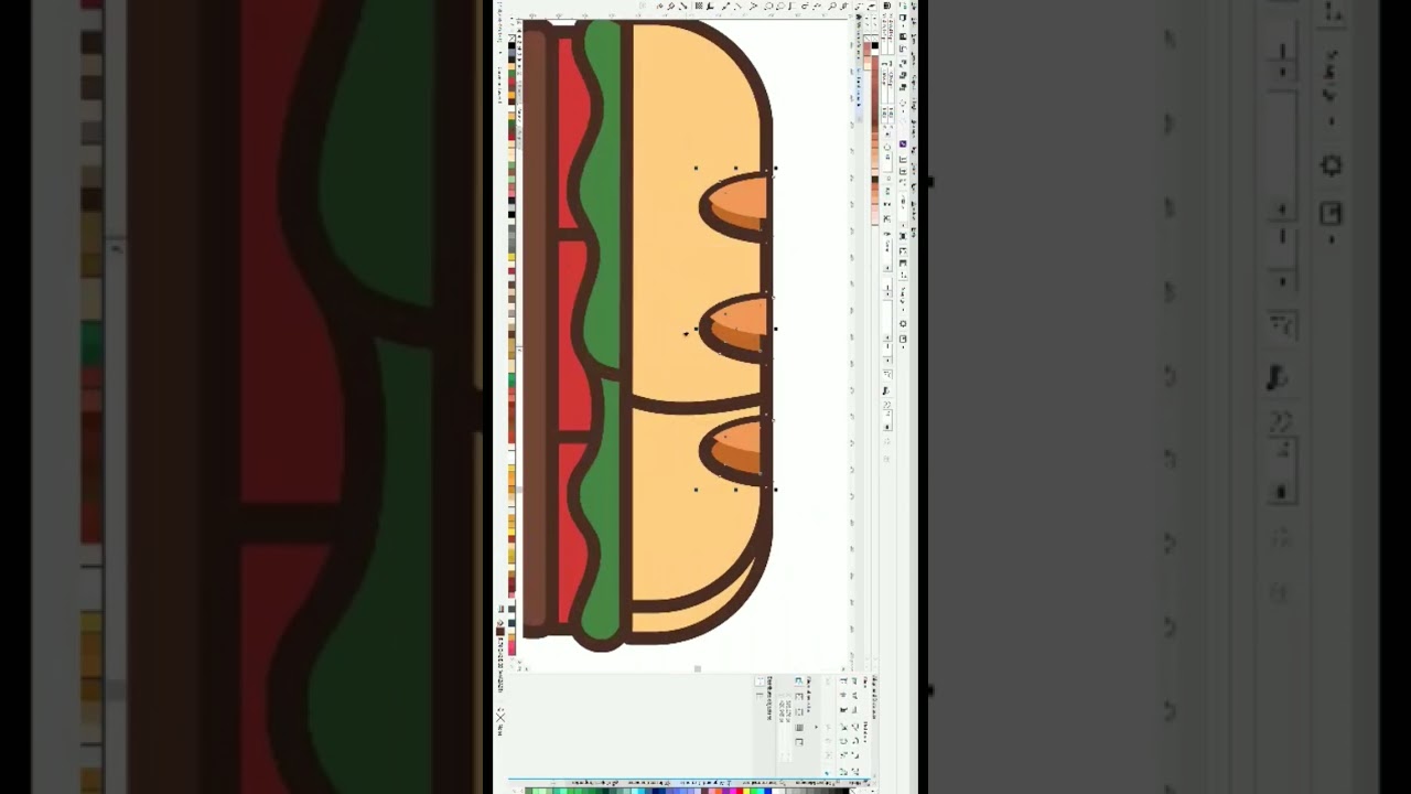 How to draw sub sandwich icon
