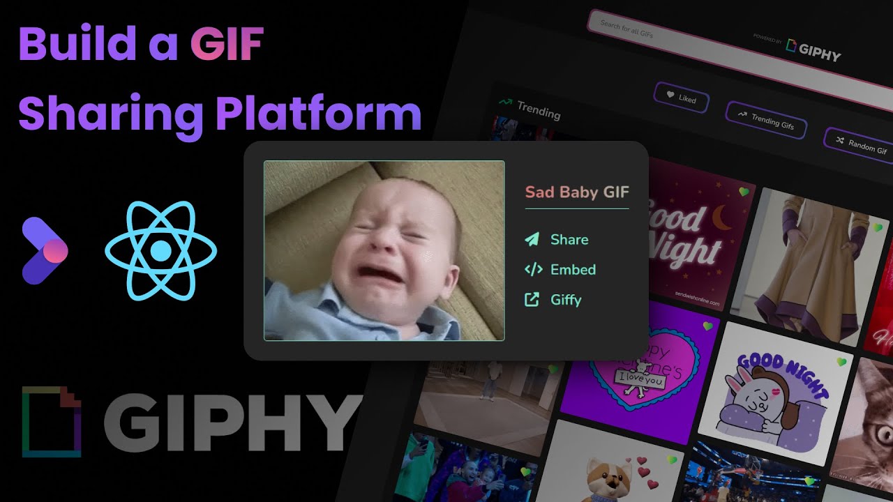 React API Project Tutorial: How to Build a GIF Sharing Platform with React and GIPHY