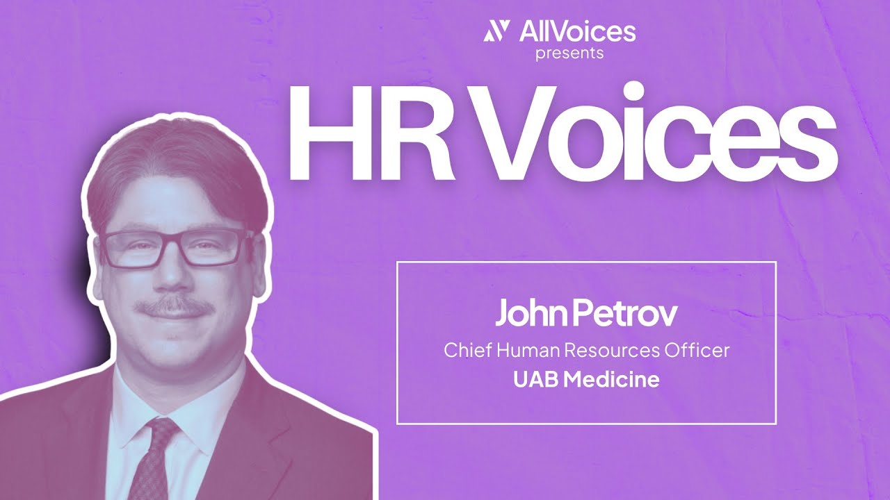 John R. Petrov, Chief Human Resources Officer at UAB Medicine