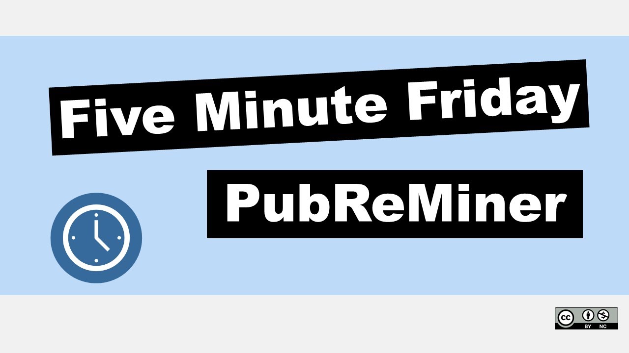 Use PubReMiner for Word Frequency Analysis and More | Five Minute Friday
