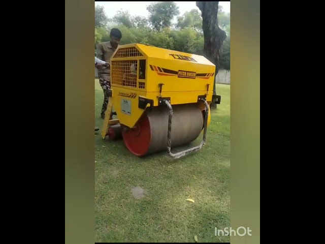 Walk Behind Cricket Pitch Rollers - Button start 750kgs Walk behind ...