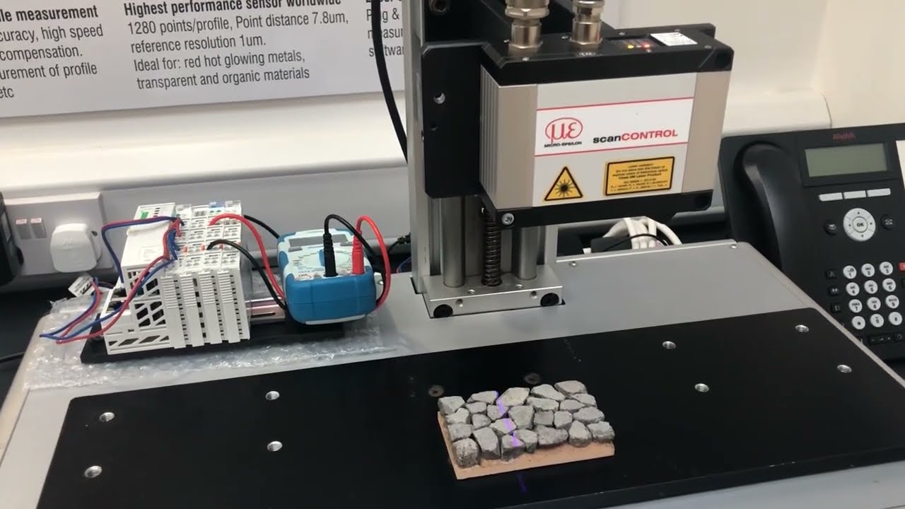 scanCONTROL sensors with 3DView software
