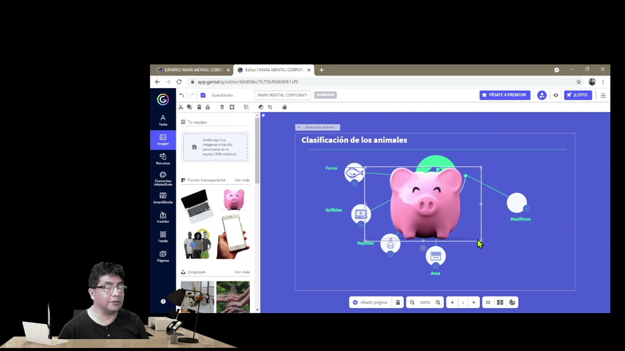 Genially: Mapa mental corporativo