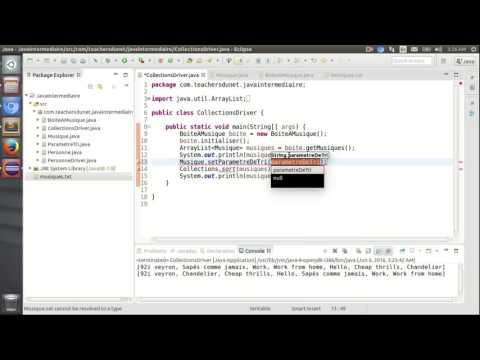 Learn JAVA Intermédiaire 106 Les collections Partie 7 - Mind Luster