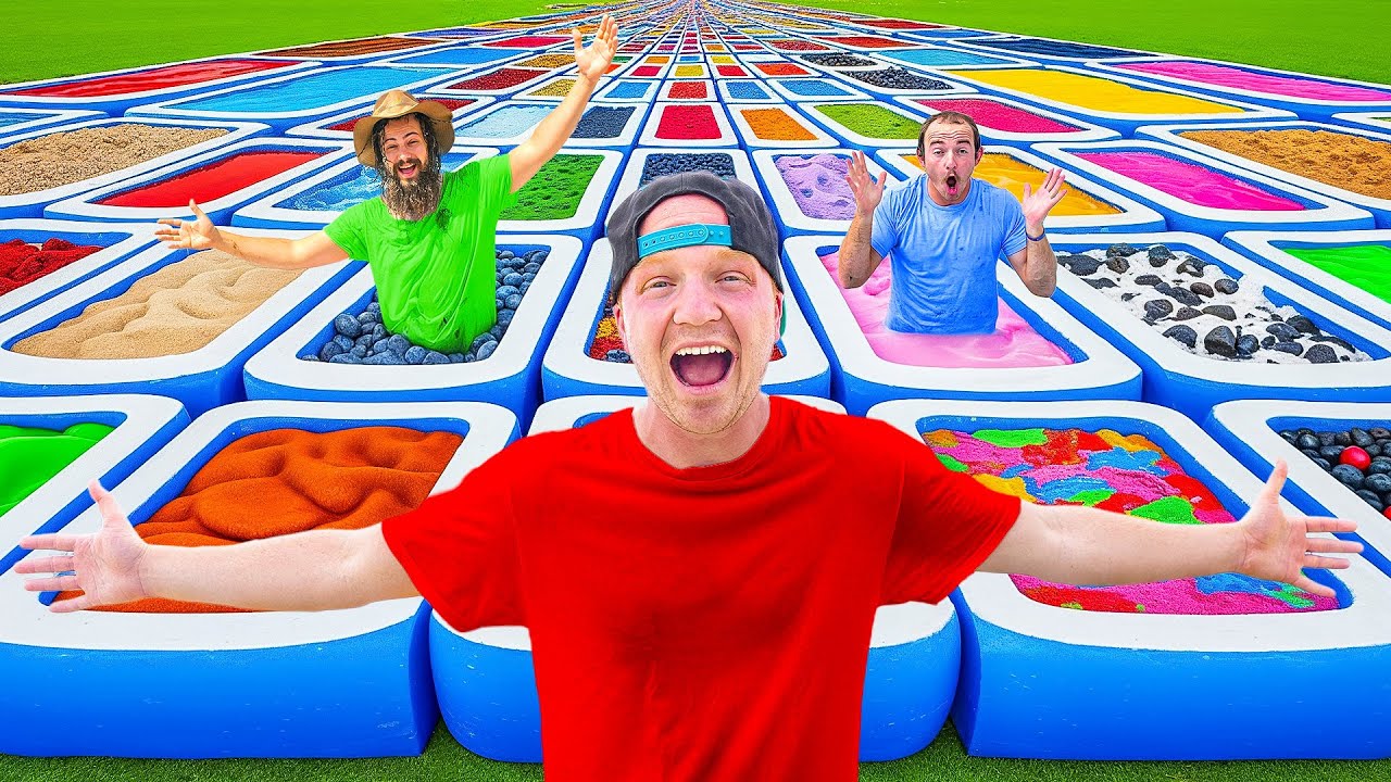 Surviving 1,000 Mystery Pools Challenge 