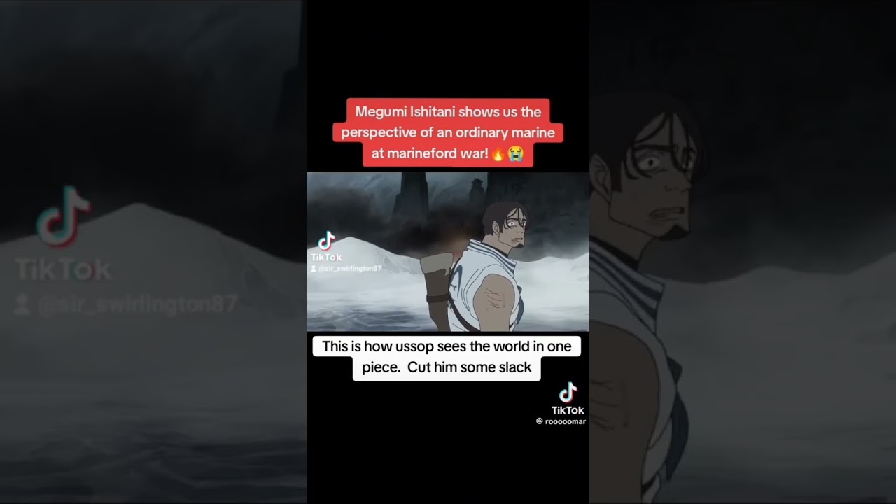 If this is how a trained marine sees one piece...  imagine ussops perspective #anime #onepiece