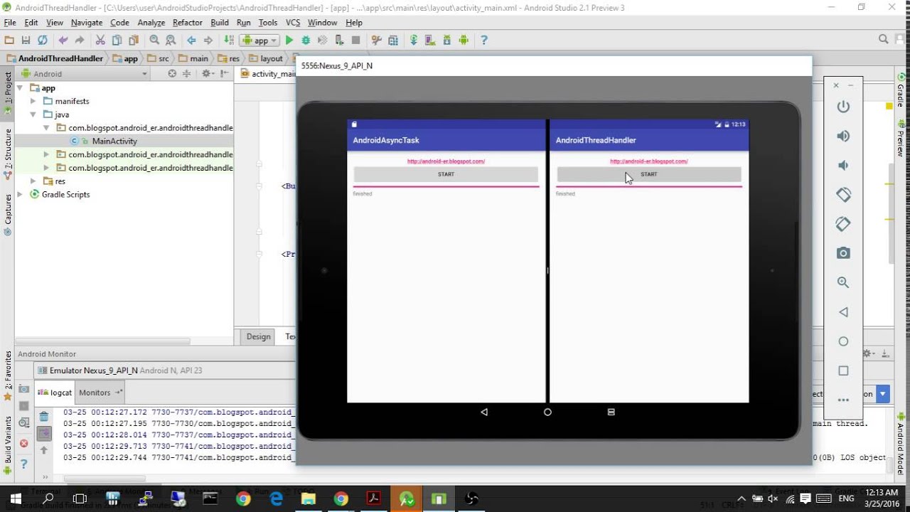 AsyncTask vs Thread + Handler