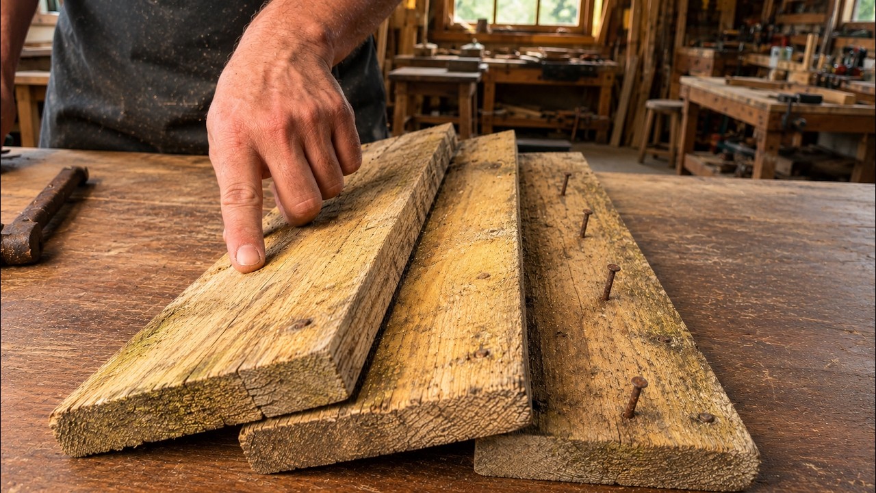 Nobody Expected THIS From 3 Old Pieces of Wood… Absolute DIY Madness