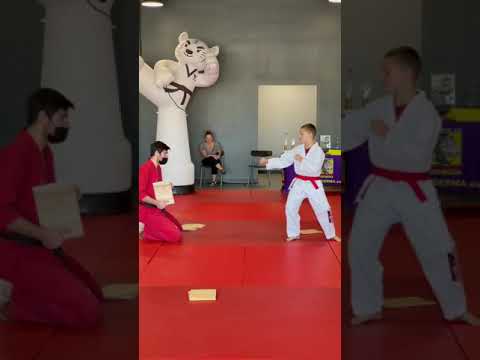Aydan Red Belt Test K Tiger Martial Arts