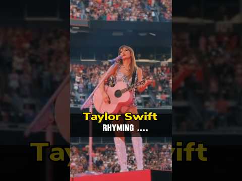 Taylor Swift Rhyming!
