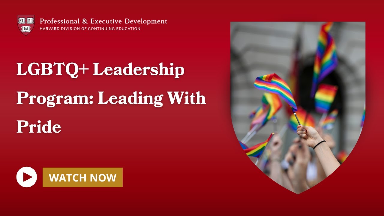 LGBTQ+ Leadership Program: Leading With Pride